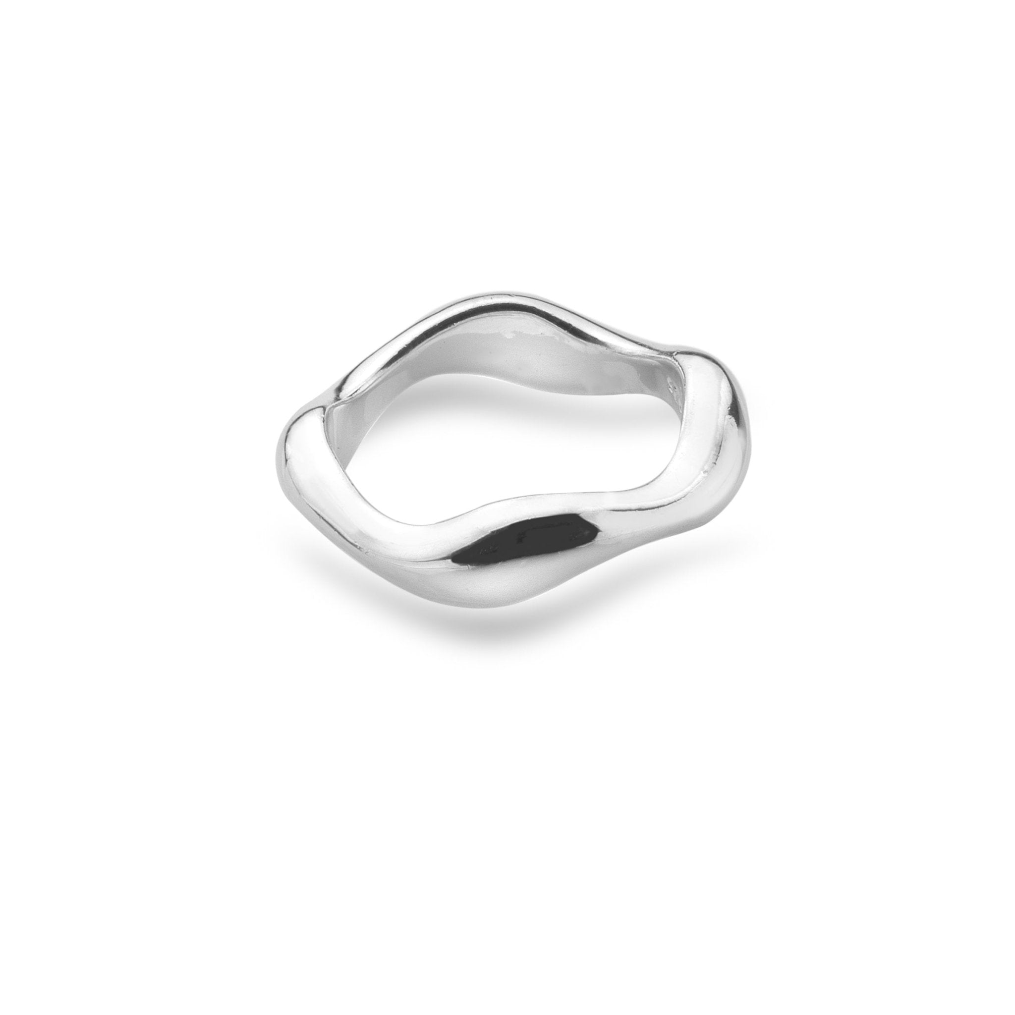Gulf Stream Ring, Sterling Silver, Warm Ocean Current Inspired Design
