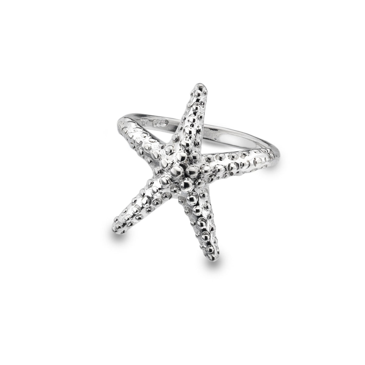 Silver Starfish Ring